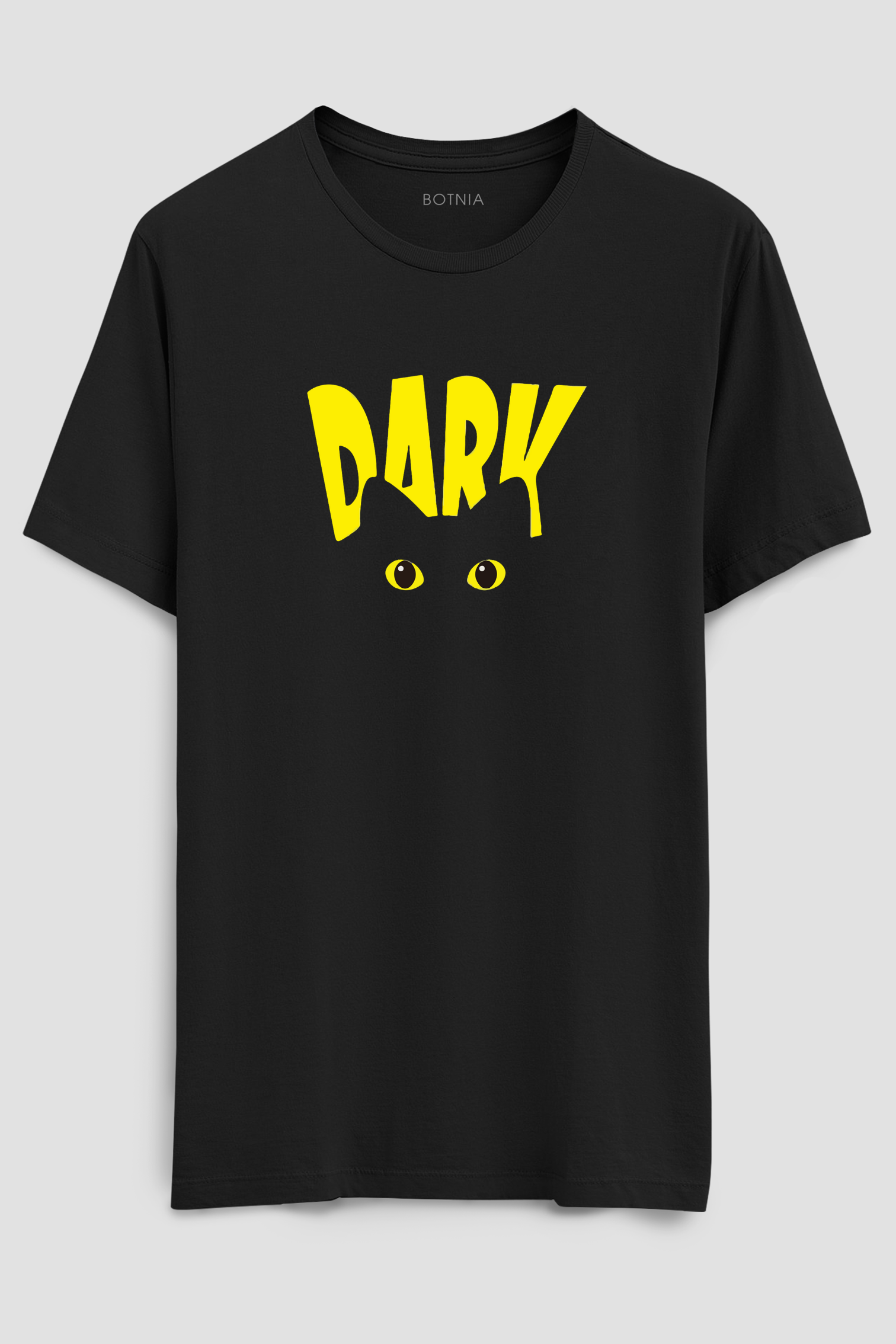 Shop Dark Printed Black Graphic T-Shirt Online - Botnia